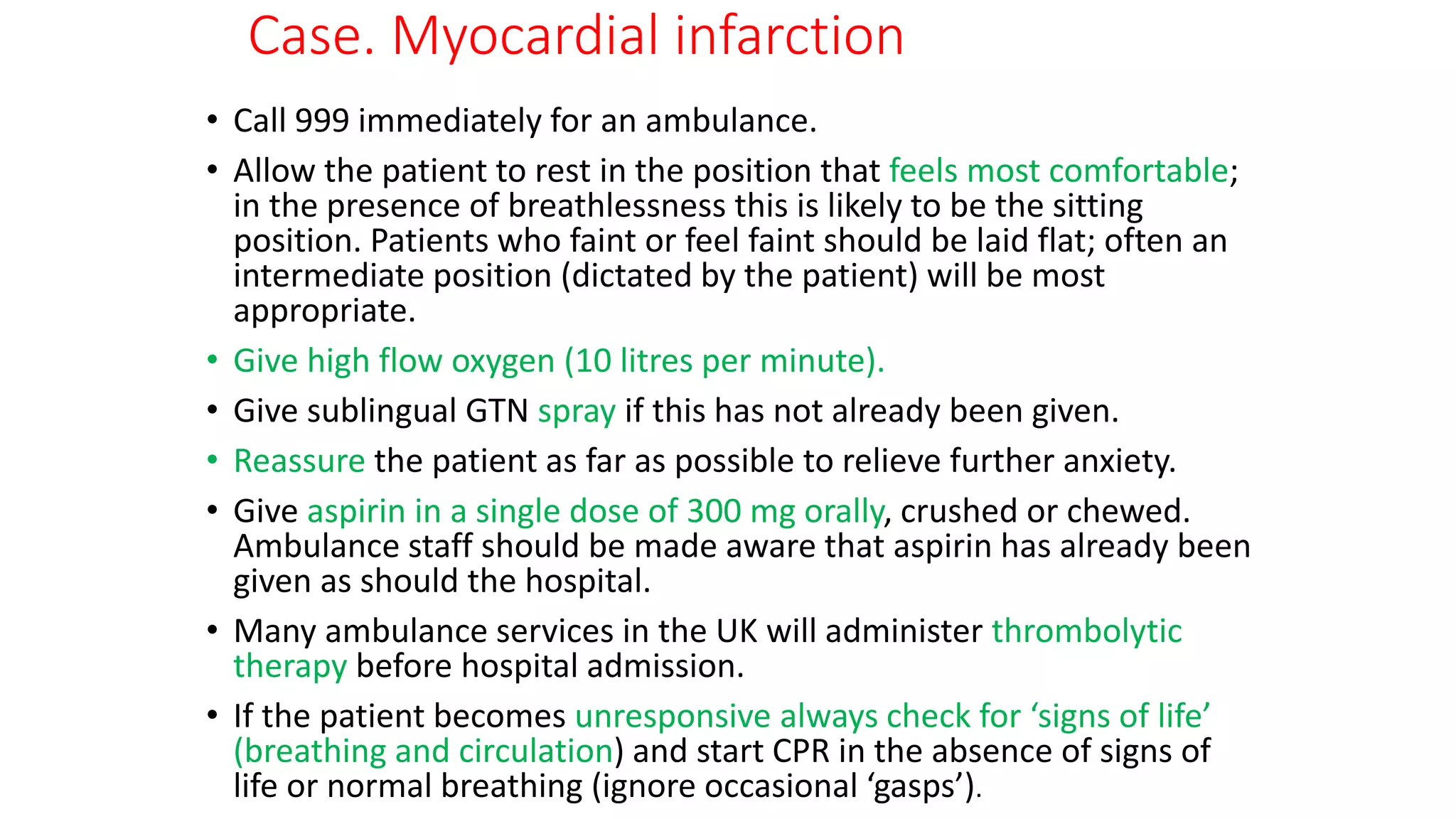 Advanced life support emergencies | PPTX