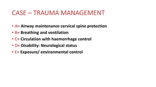 Advanced life support emergencies | PPTX