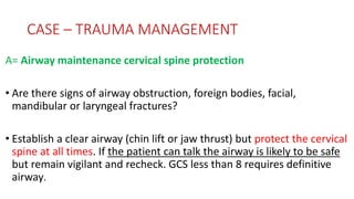 Advanced life support emergencies | PPTX