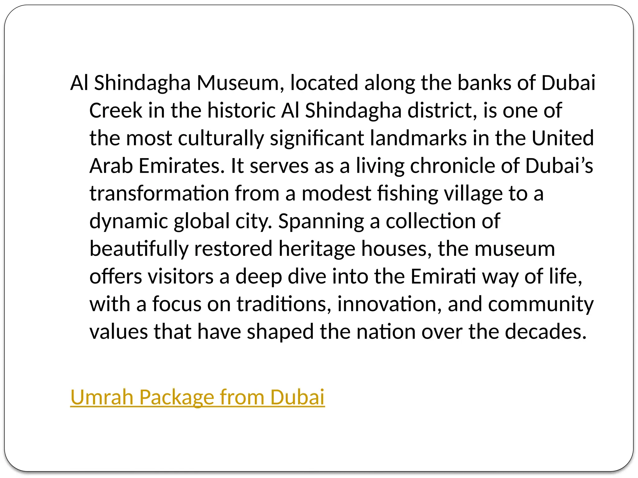 Al Shindagha Museum Dubai Creek UAE.pptx