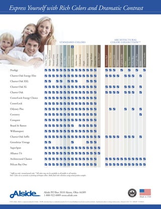 Alside color-sell-sheet | PDF