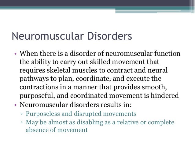 Neuromuscular Disorders