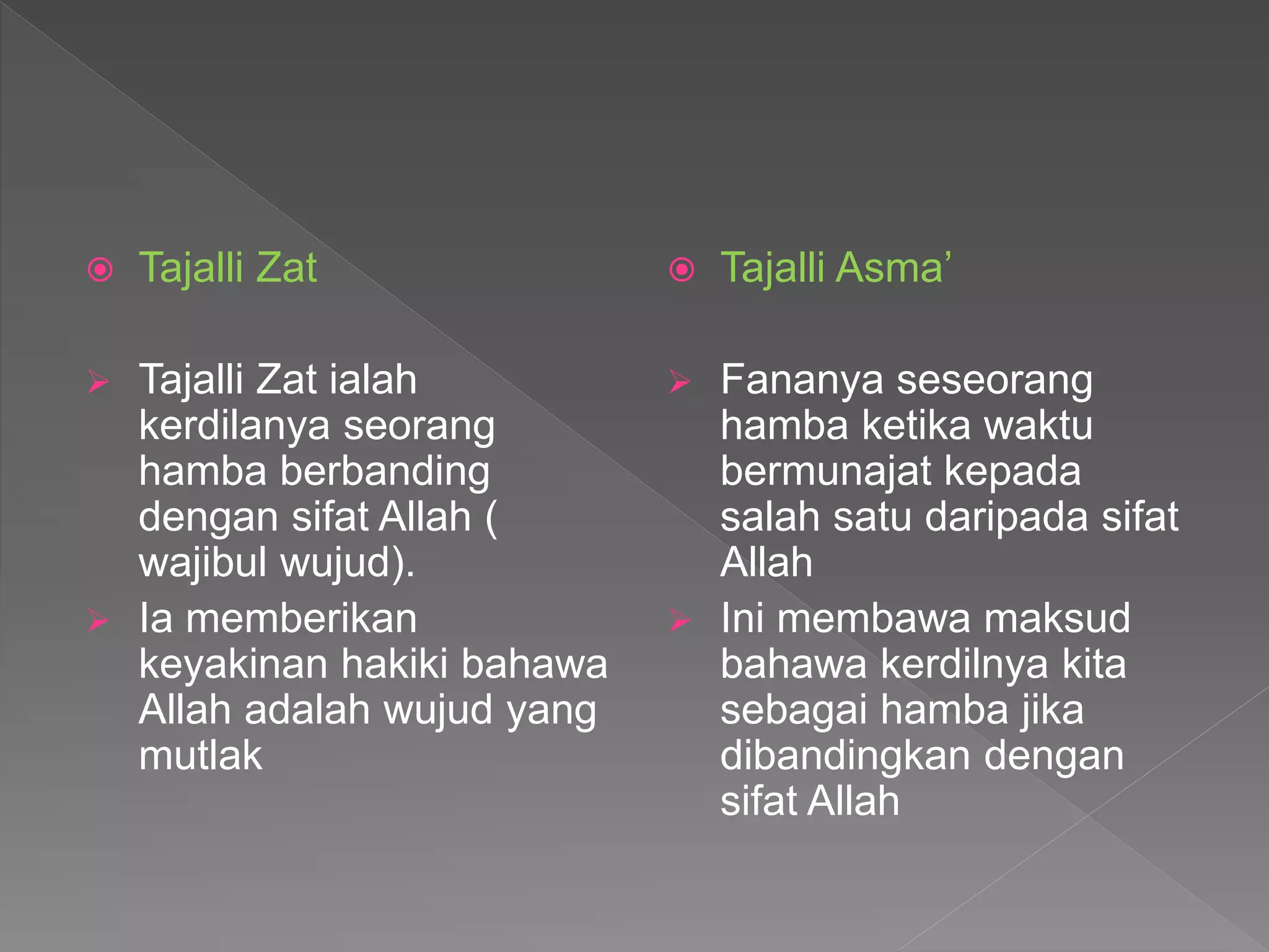 Al sitru Al Tajalli | PPTX