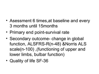 lithium in treatment of motor neuron disease | PPT