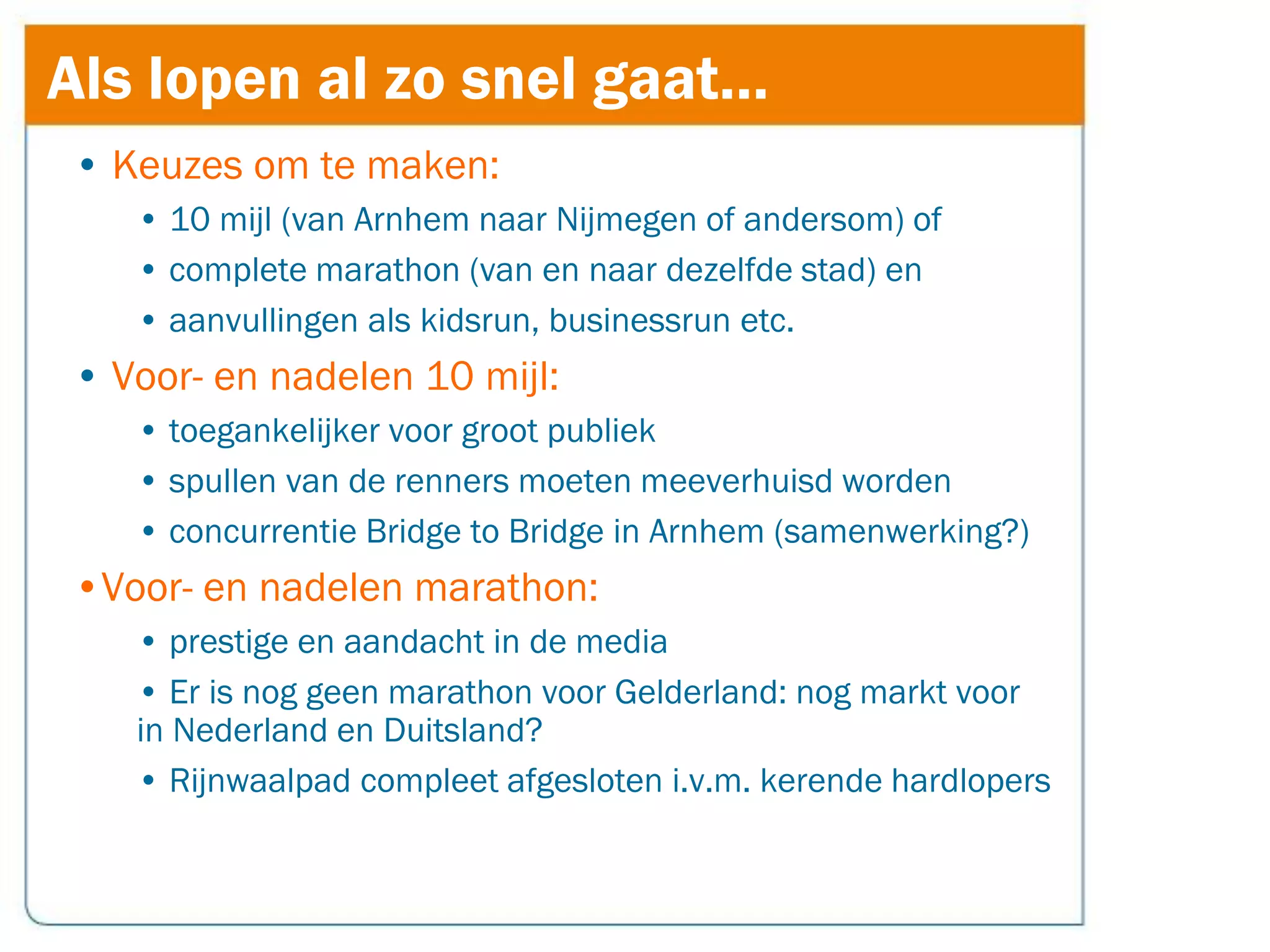 Als lopen al zo snel gaat... - ppt | PDF