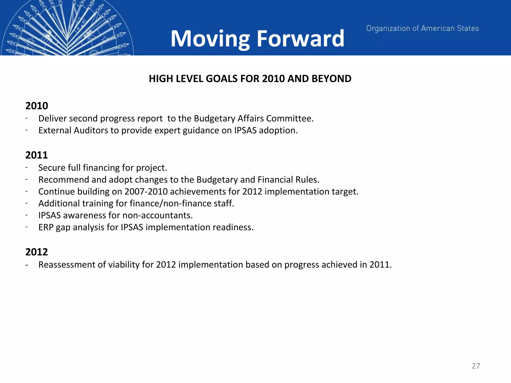 Alsopp ipsas a case for accounting reform at the oas | PPT