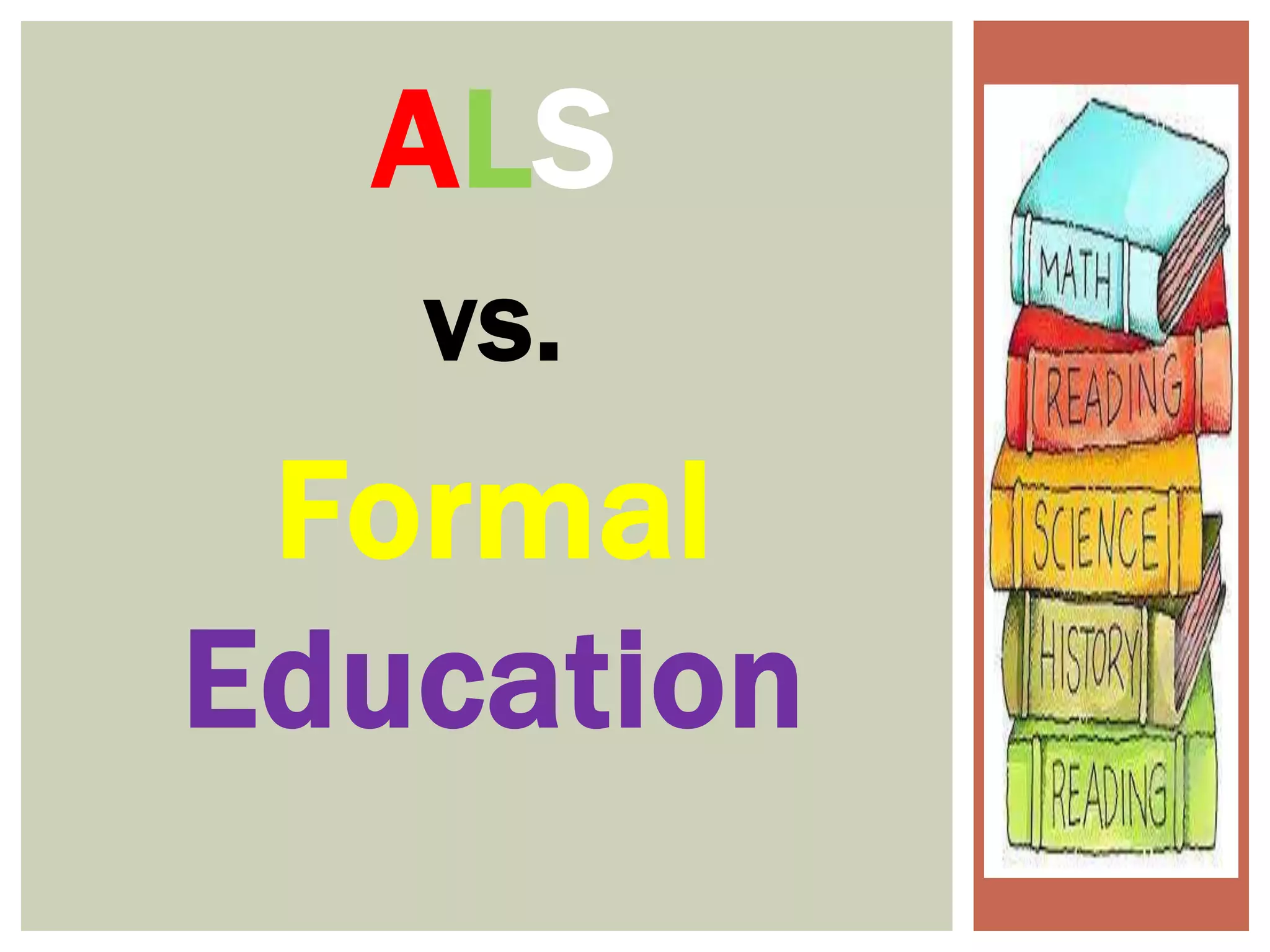 Alternative Learning System | PPTX