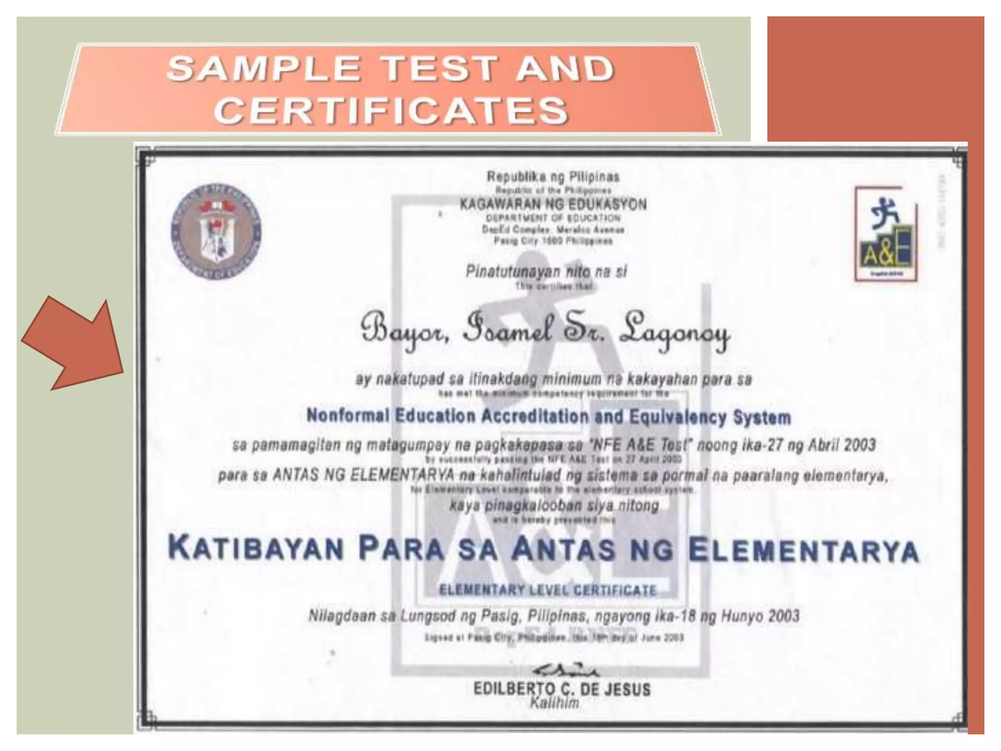 Alternative Learning System | PPTX