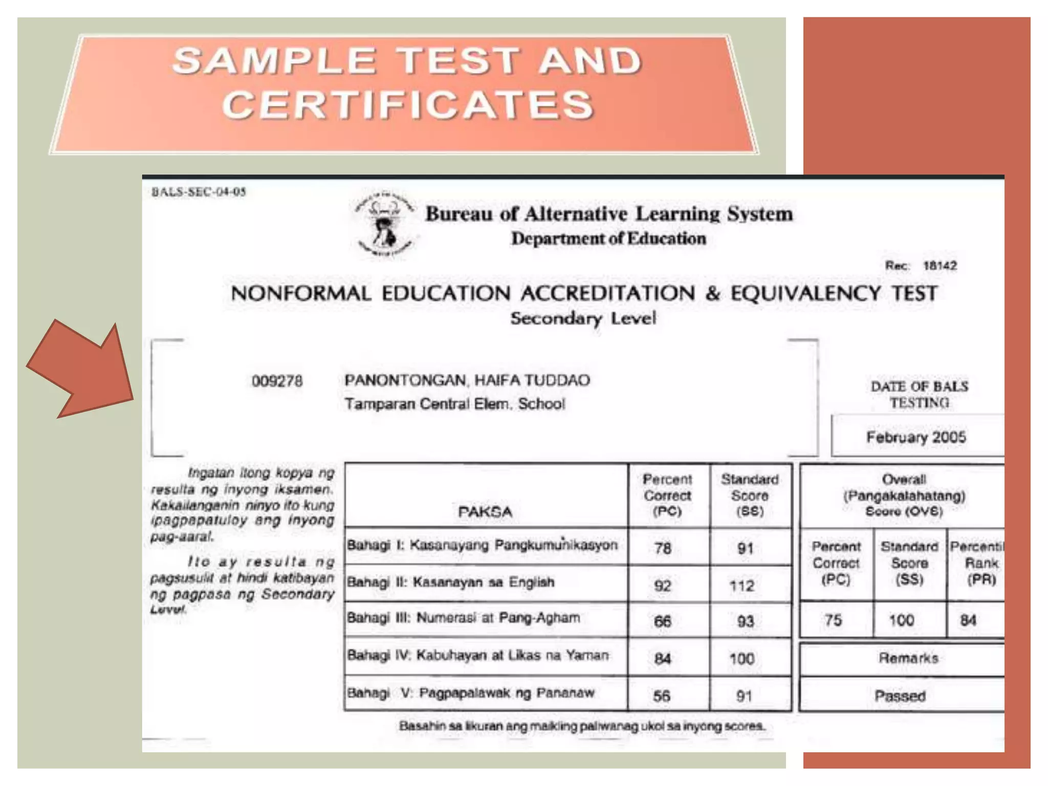 Alternative Learning System | PPTX