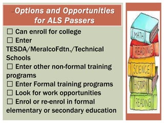 Alternative Learning System | PPTX