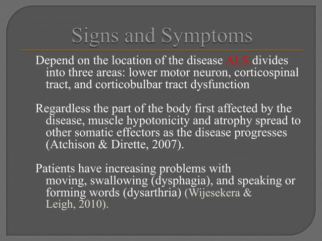 Als ppt conditions | PPT