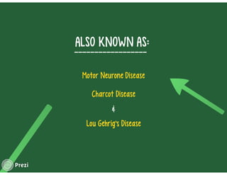 Amyotrophic lateral sclerosis (ALS) | PPT