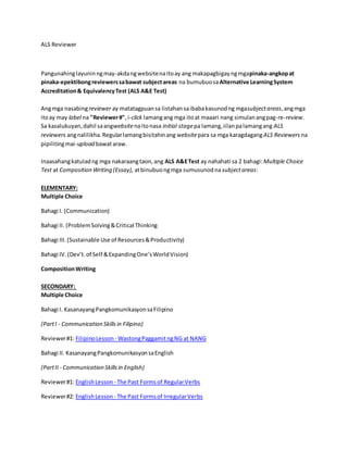 Als reviewer | DOCX