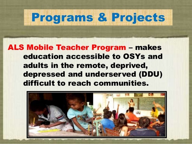 alternative learning system (als)