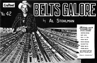 Al stohlman belts galore | PDF