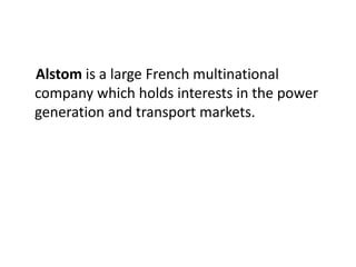 Alstom | PPTX