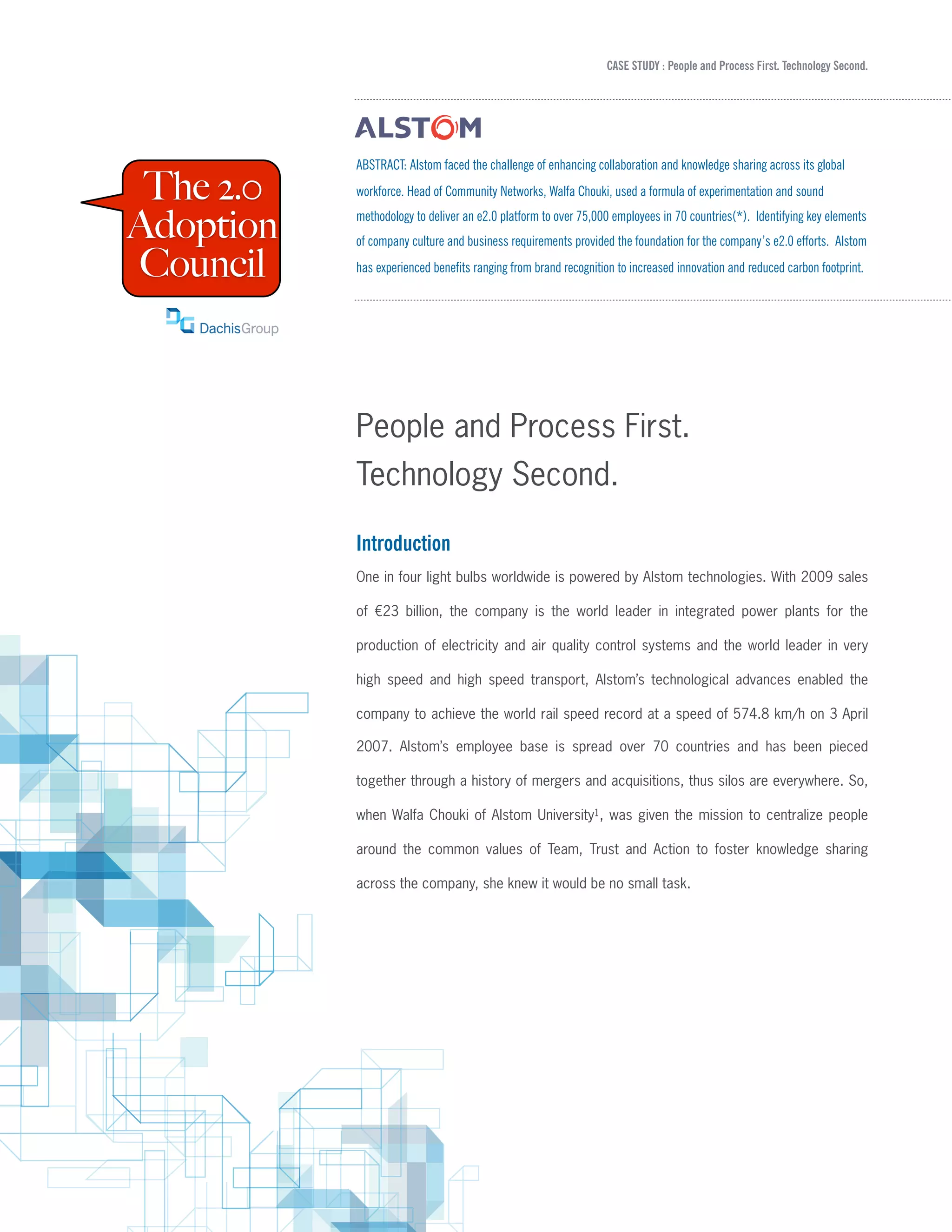 Alstom: Case Study | PDF