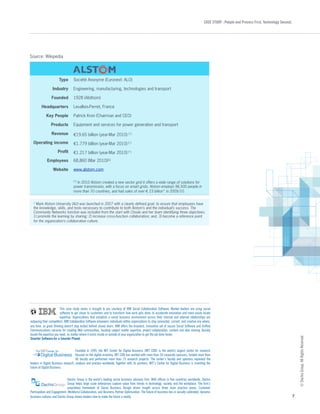 Alstom: Case Study | PDF