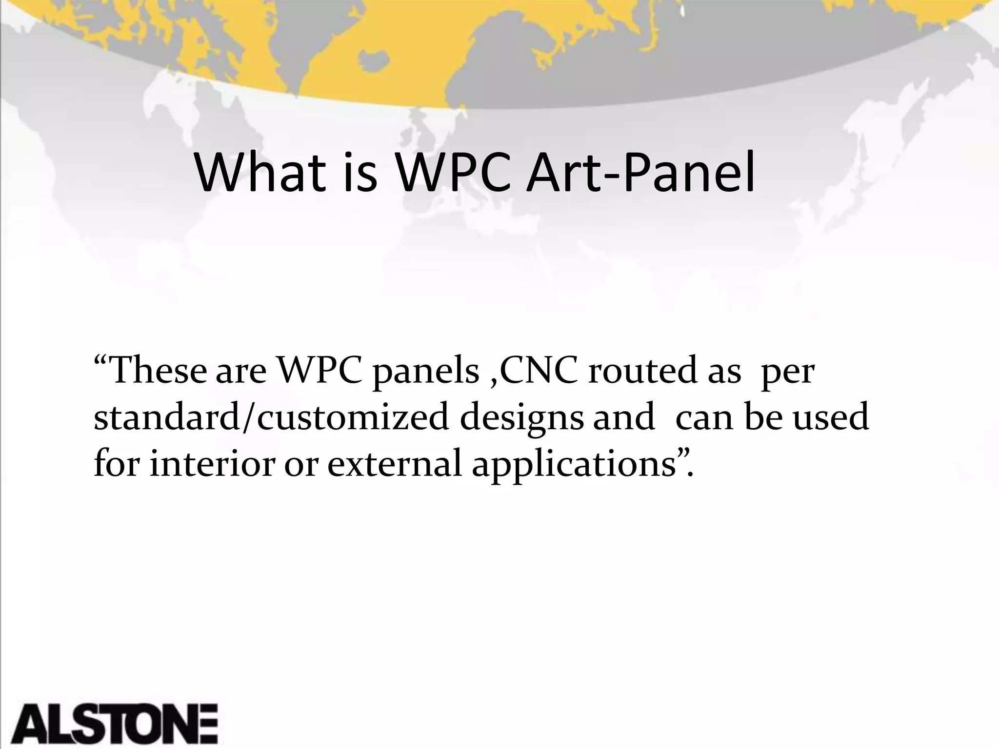 Alstone WPC art Jaali | PPTX