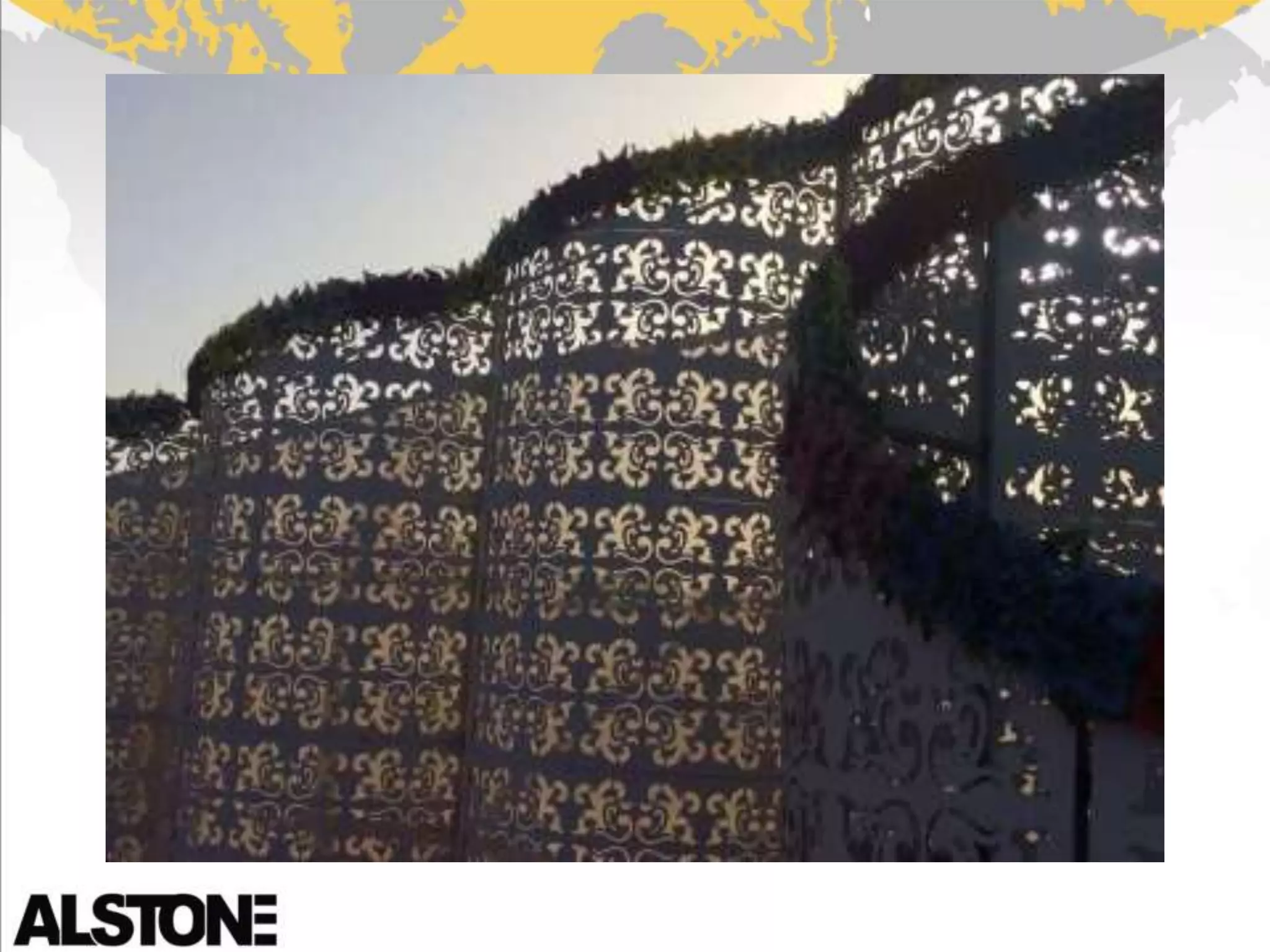 Alstone WPC art Jaali | PPTX