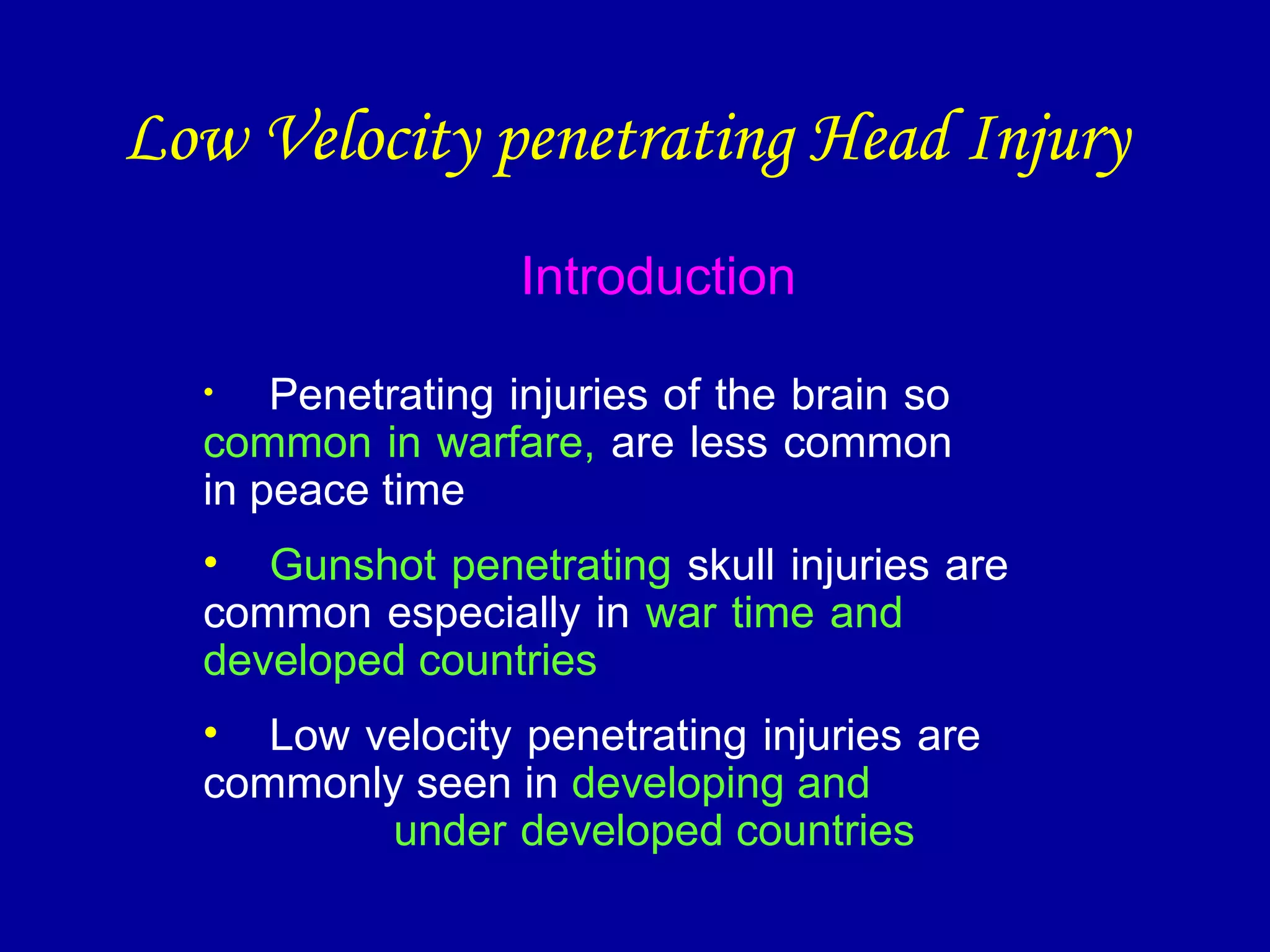Alt. low velocity injury lecture lecture | PPT