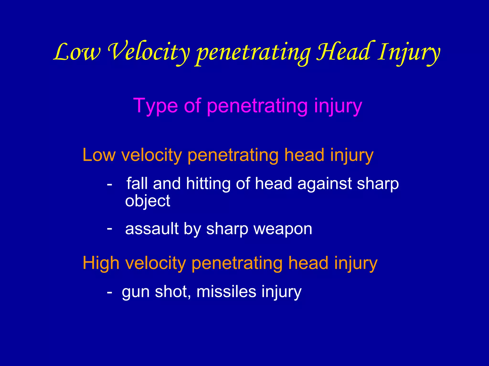 Alt. low velocity injury lecture lecture | PPT