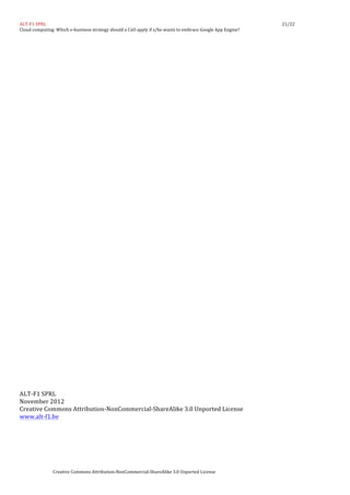 ALT-F1 Google AppEngine-Cloud-computing | PDF