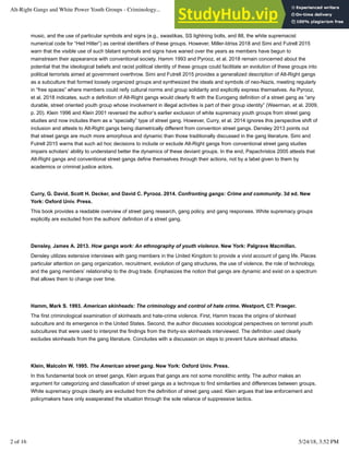 Alt-Right Gangs And White Power Youth Groups- Criminology - Oxford ...