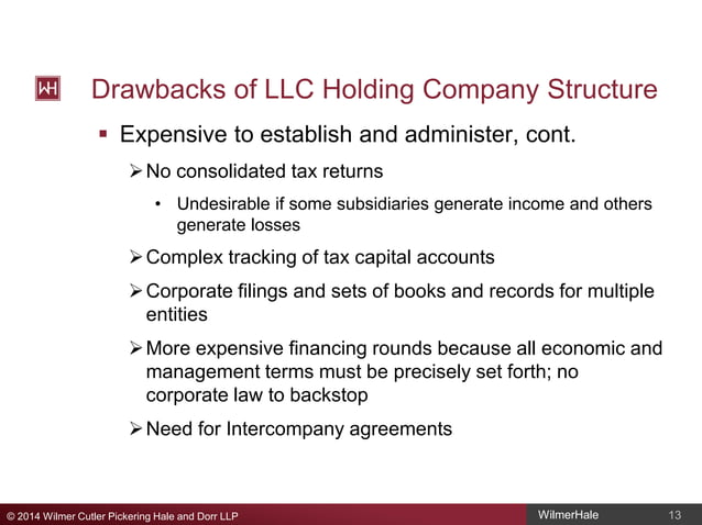 Alternative Structures for Life Sciences Companies: The LLC Holding ...