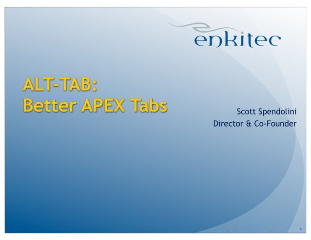 Alt tab - better apex tabs | PPT