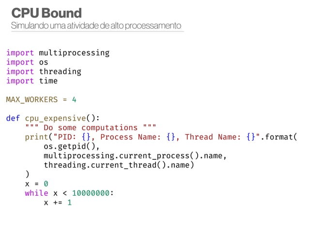 Alta Performance Com Python Ppt