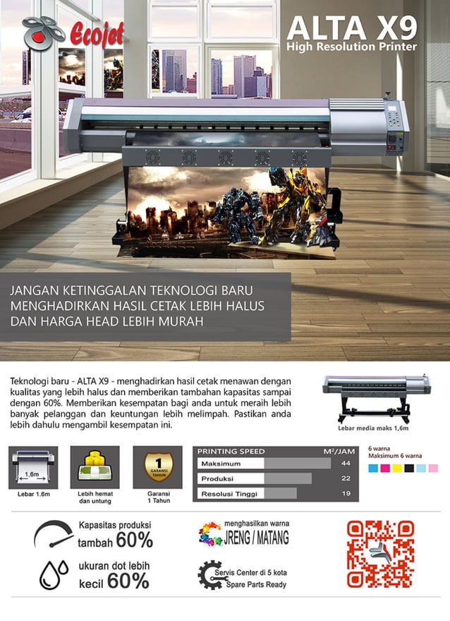 Mesin Digital Printing Alta x9 | PDF