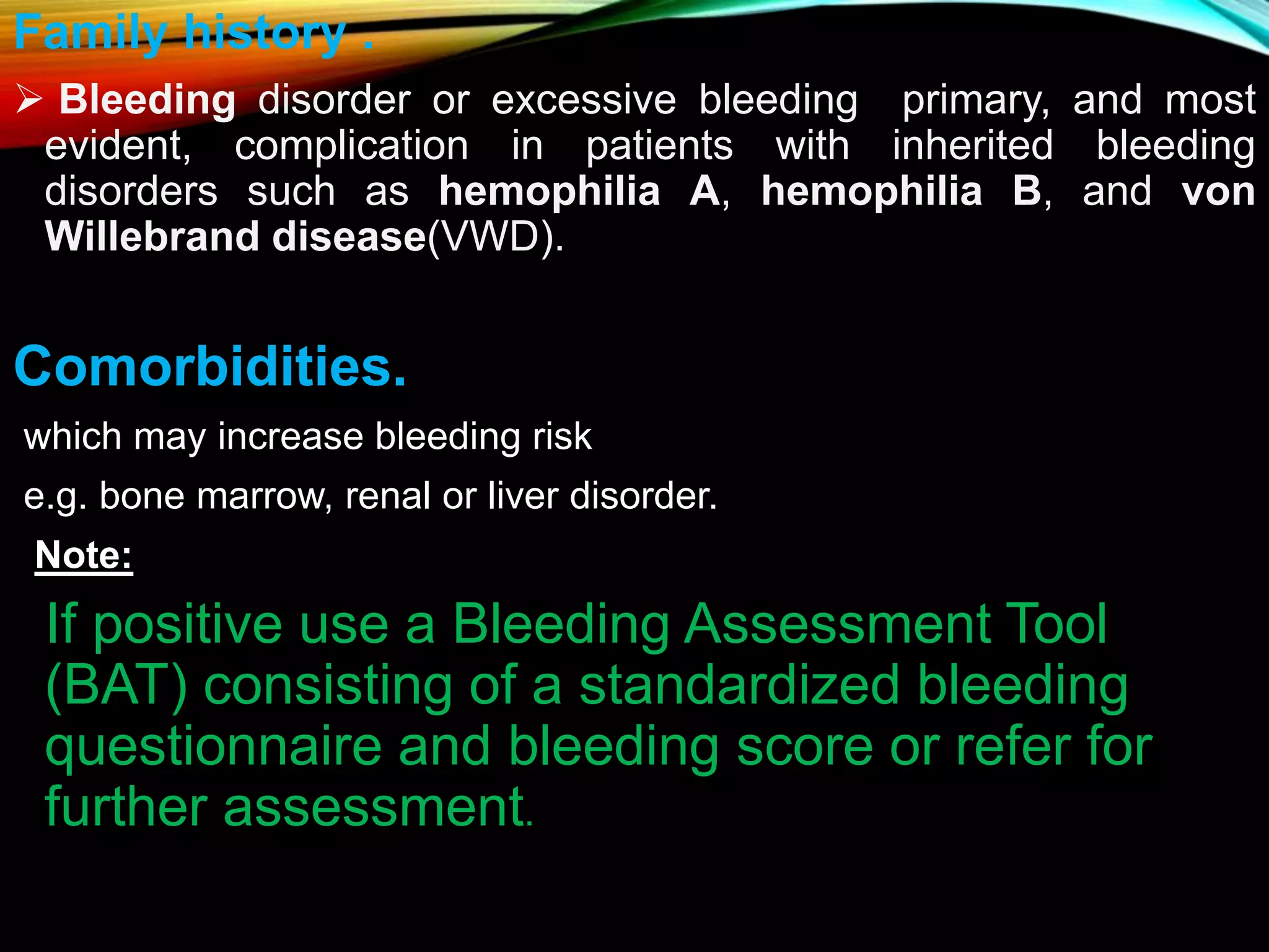 Perioperative bleeding and Hemostasis | PPTX