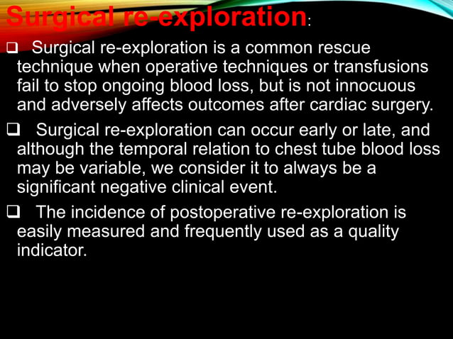 Perioperative bleeding and Hemostasis | PPTX | Blood Disorders ...