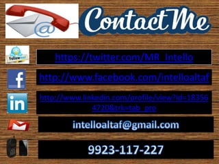 Altaf's Visual CV | PPTX