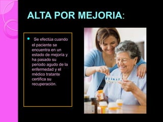 ALTA HOSPITALARIA.pdf y los tipos de alta | PDF