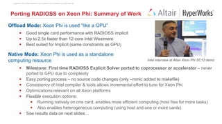 Altair on Intel Xeon Phi: Optimizing HPC for Breakthrough Performance | PDF