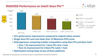 Altair on Intel Xeon Phi: Optimizing HPC for Breakthrough Performance | PPT