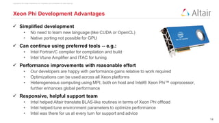 Altair on Intel Xeon Phi: Optimizing HPC for Breakthrough Performance | PPT