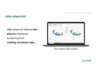 AI & Altair Altair’s approach to adoption and development of technology ...