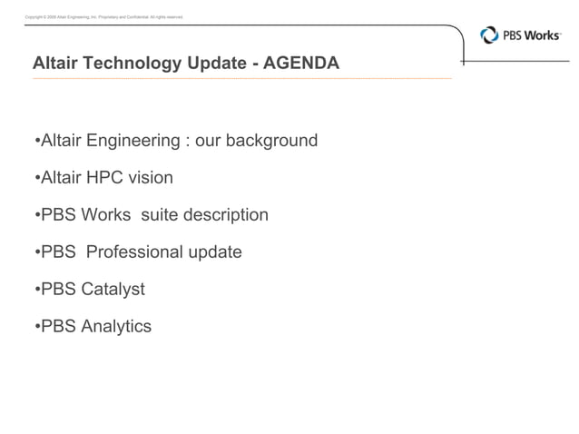 Altair Pbs Works Overview 10 1 Kiew | PPTX | Cloud Computing | Internet