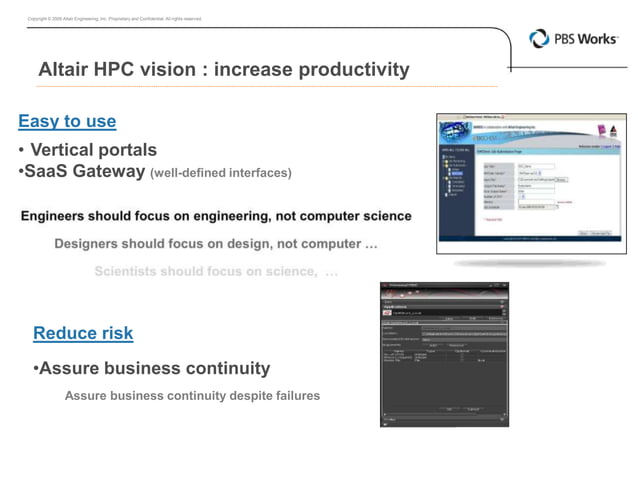 Altair Pbs Works Overview 10 1 Kiew | PPTX | Cloud Computing | Internet