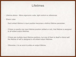 Introduction to Rust - Admios ALTalk Nov 2018 | PPT
