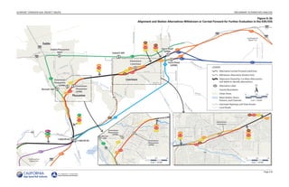 Altamont corridor rail project preliminary aa executive summary | PDF ...