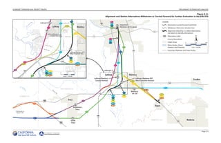 Altamont corridor rail project preliminary aa executive summary | PDF ...