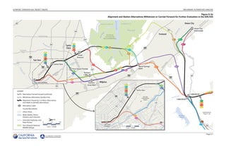 Altamont corridor rail project preliminary aa executive summary | PDF ...