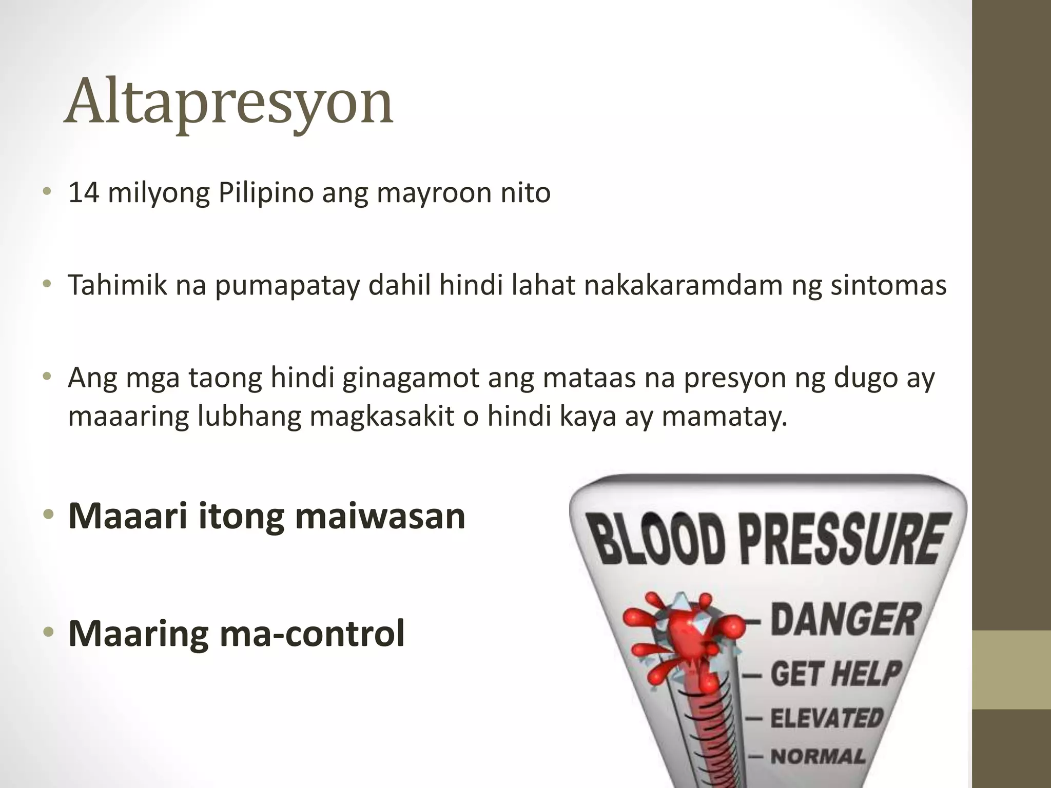 Altapresyon | PPTX