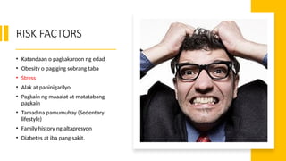ALTAPRESYon management adults guidelines tagalog | PPTX