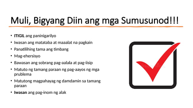 ALTAPRESYon management adults guidelines tagalog | PPTX