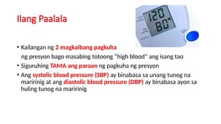ALTAPRESYon management adults guidelines tagalog | PPTX